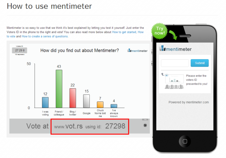Animez vos conférences en faisant voter vos auditeurs avec Mentimeter